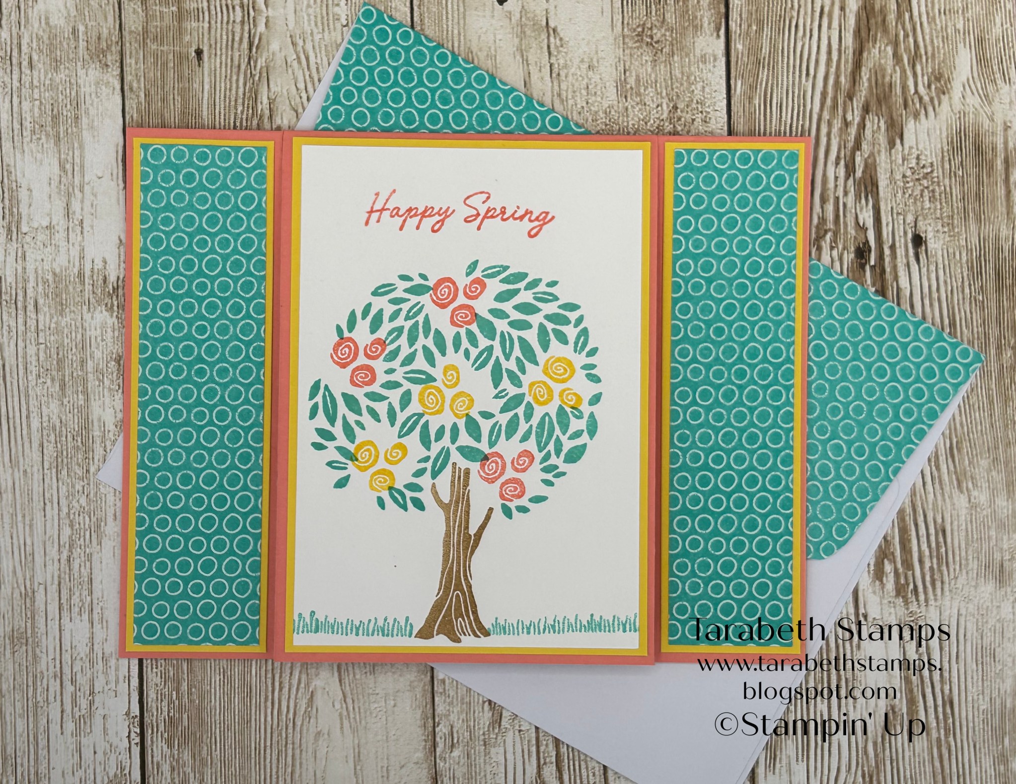 Stampin’ Up Pick A Season Happy Spring Card – Tarabeth Stamps