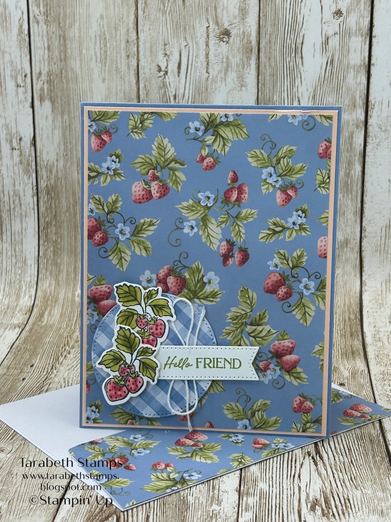 Stampin’ Up Storybook Moments Hello Friend Card – Tarabeth Stamps