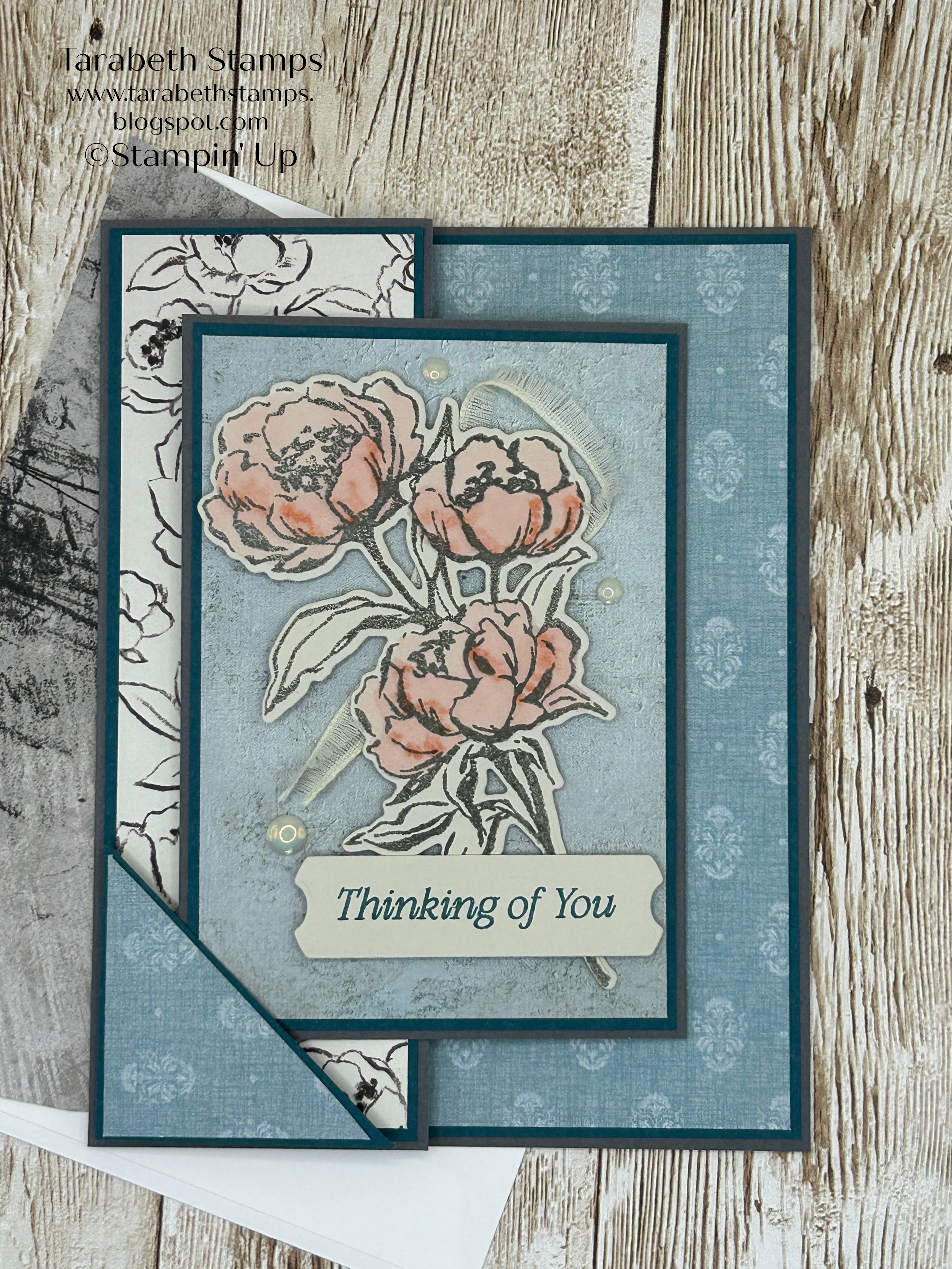 Stampin’ Up Gallery Blooms Thinking of You Corner Pocket Card Video ...
