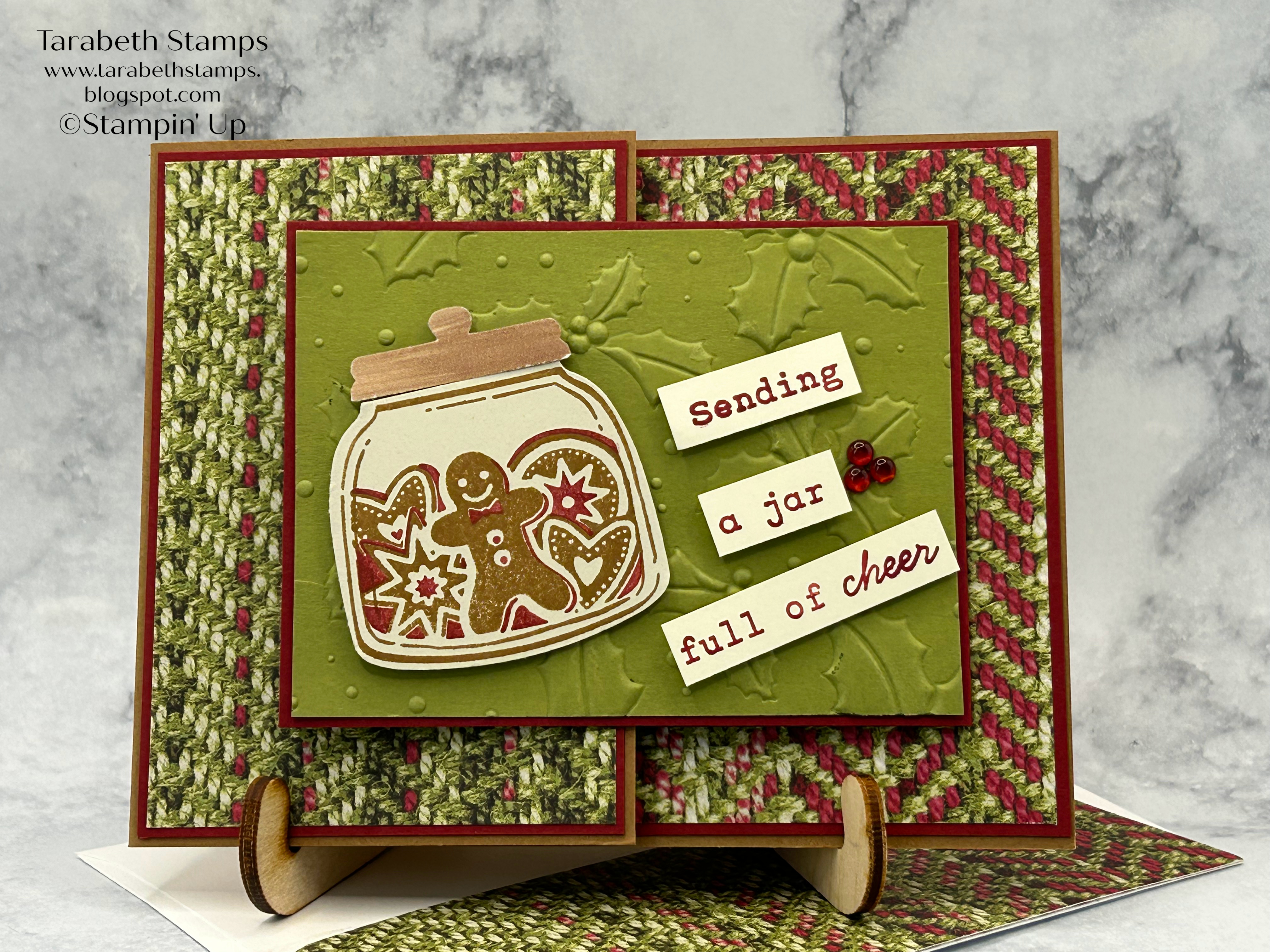 Stampin’ Up Jar Of Joy Fun Fold Joy Fold Video Tutorial – Tarabeth Stamps