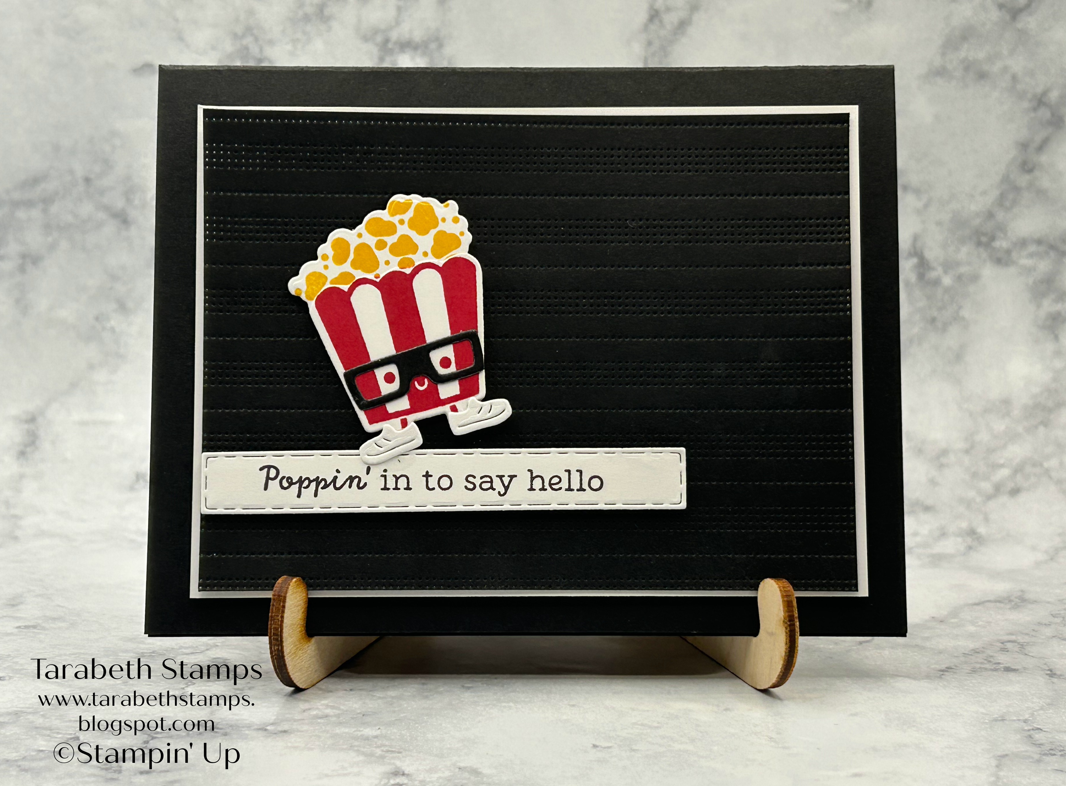 Stampin’ Up Poppin’ By Card for Happy Inkin’ Thursday Blog Hop ...