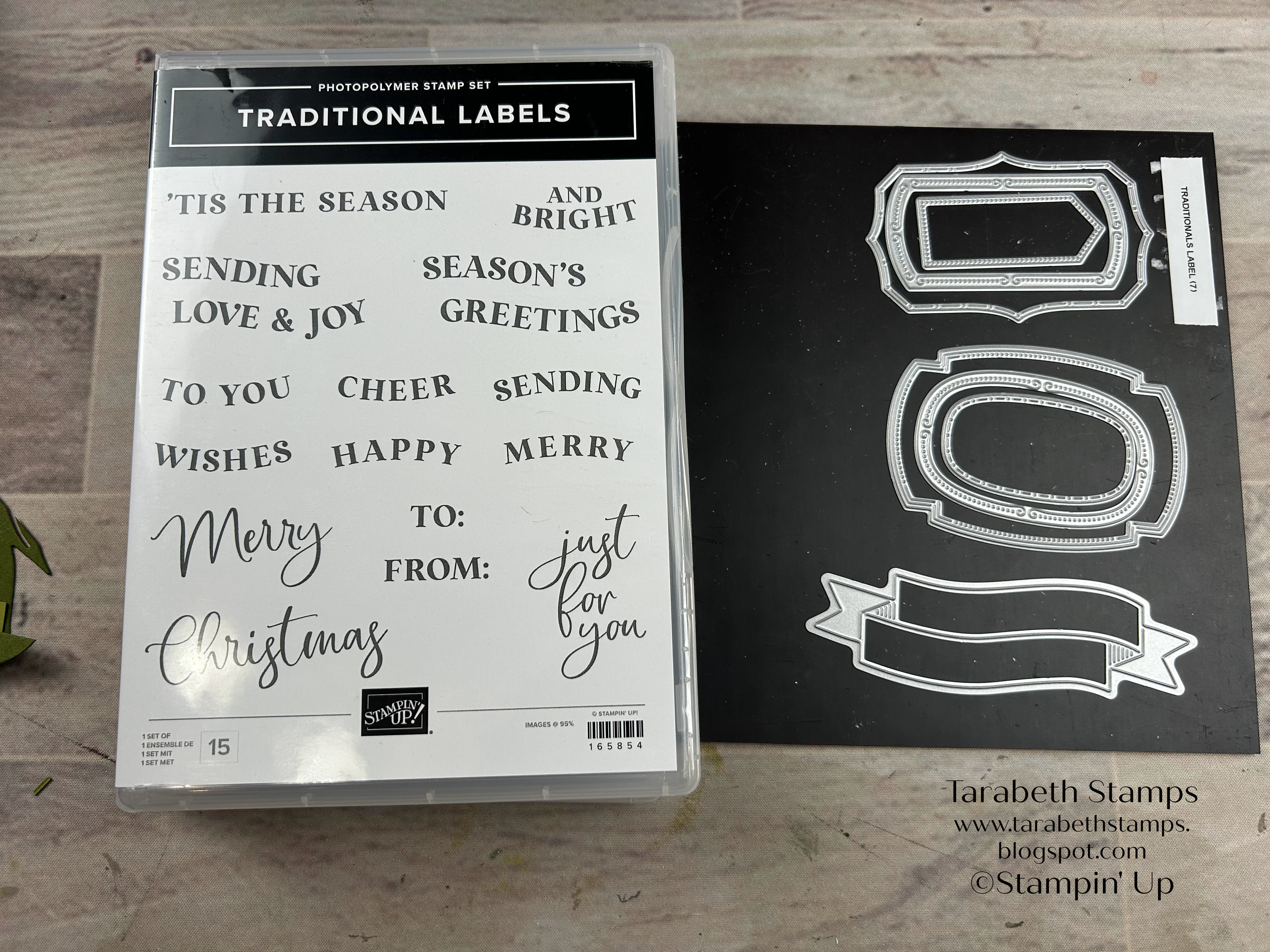 Stampin’ Up Traditional Labels Bundle – Tarabeth Stamps