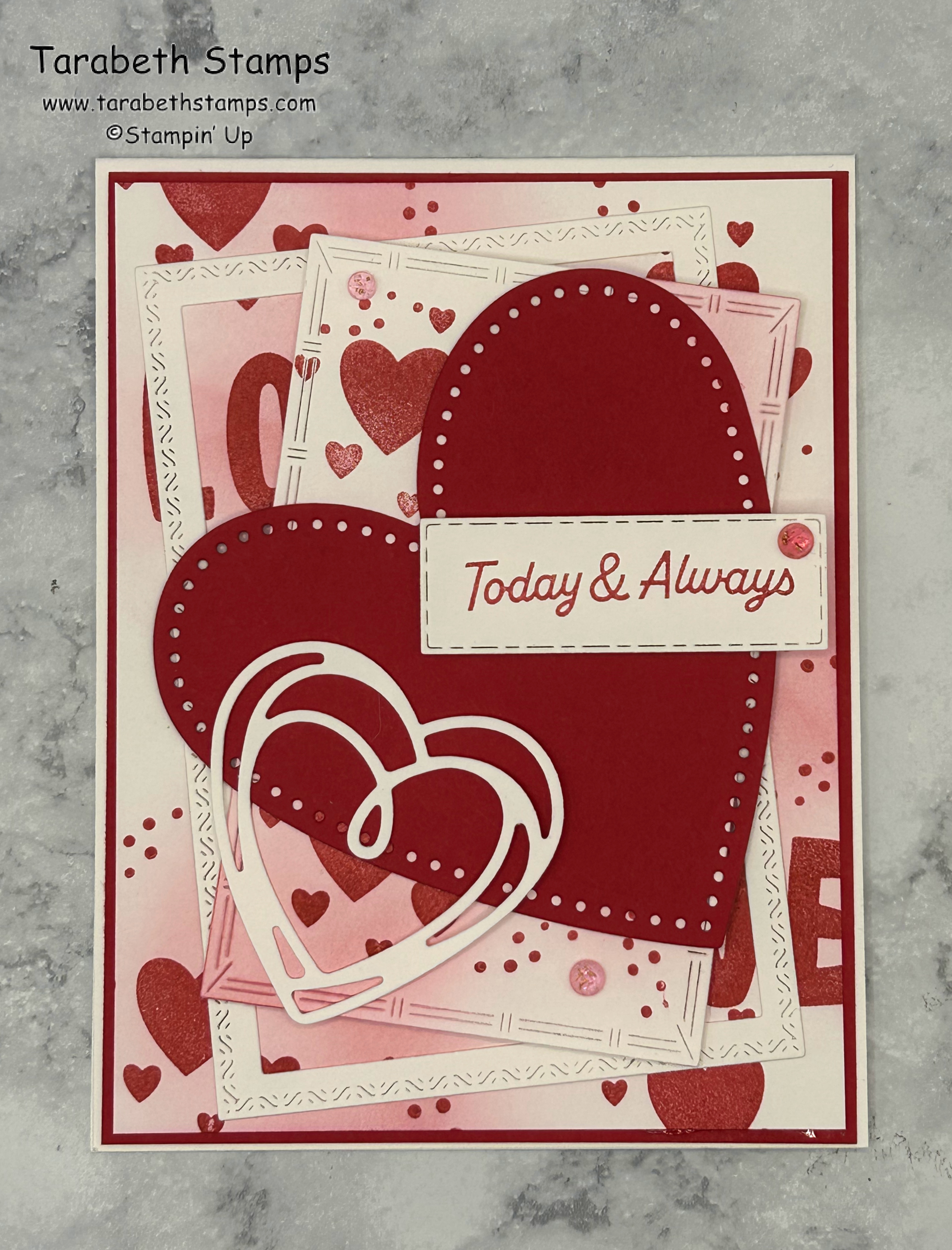 Stampin’ Up Endless Love Today & Always Card for Amy’s Inkin’ Krew Blog ...