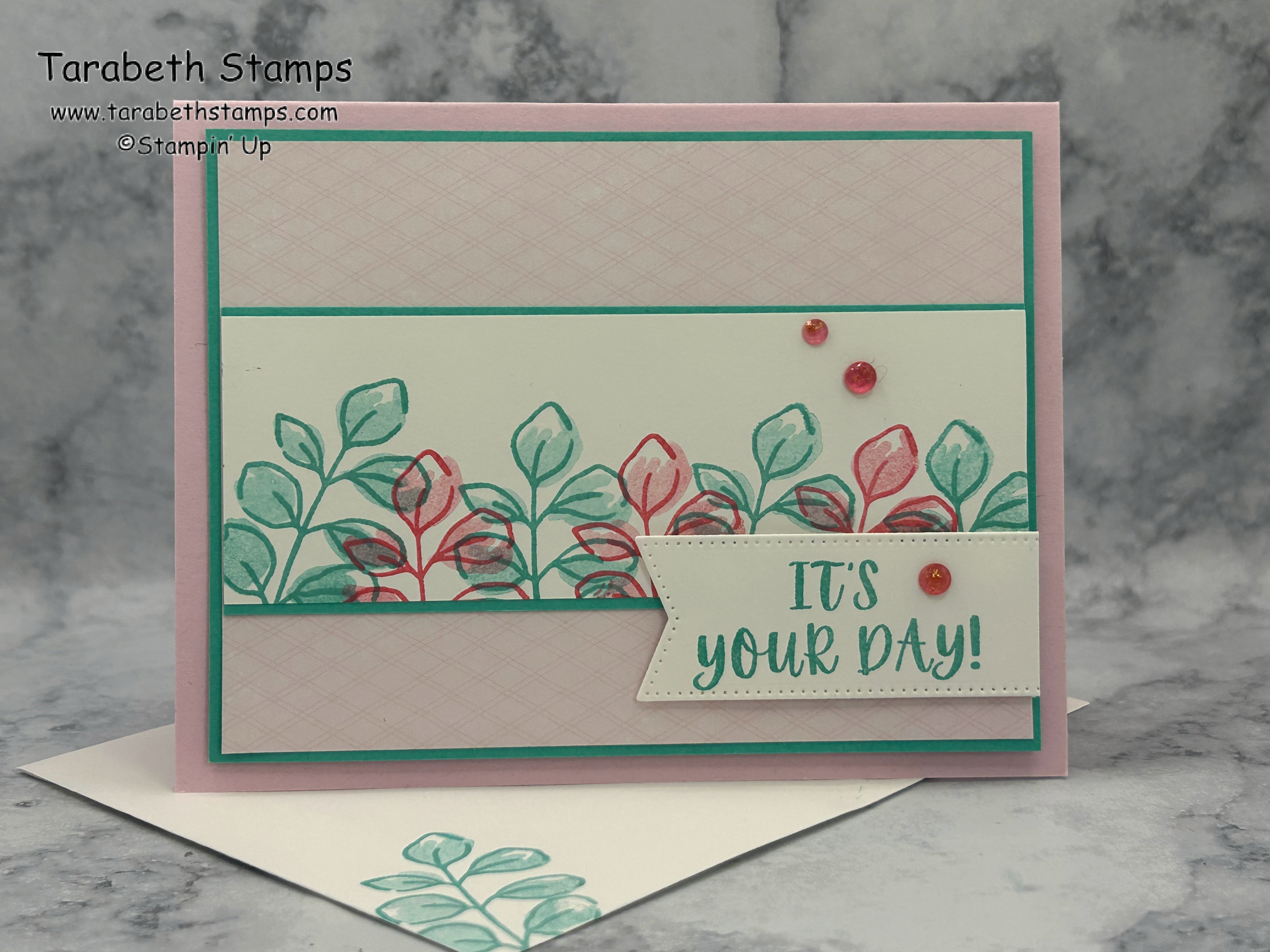 Stampin’ Up Greenery Lane Birthday Card for Amy’s Inkin’ Krew Blog Hop ...