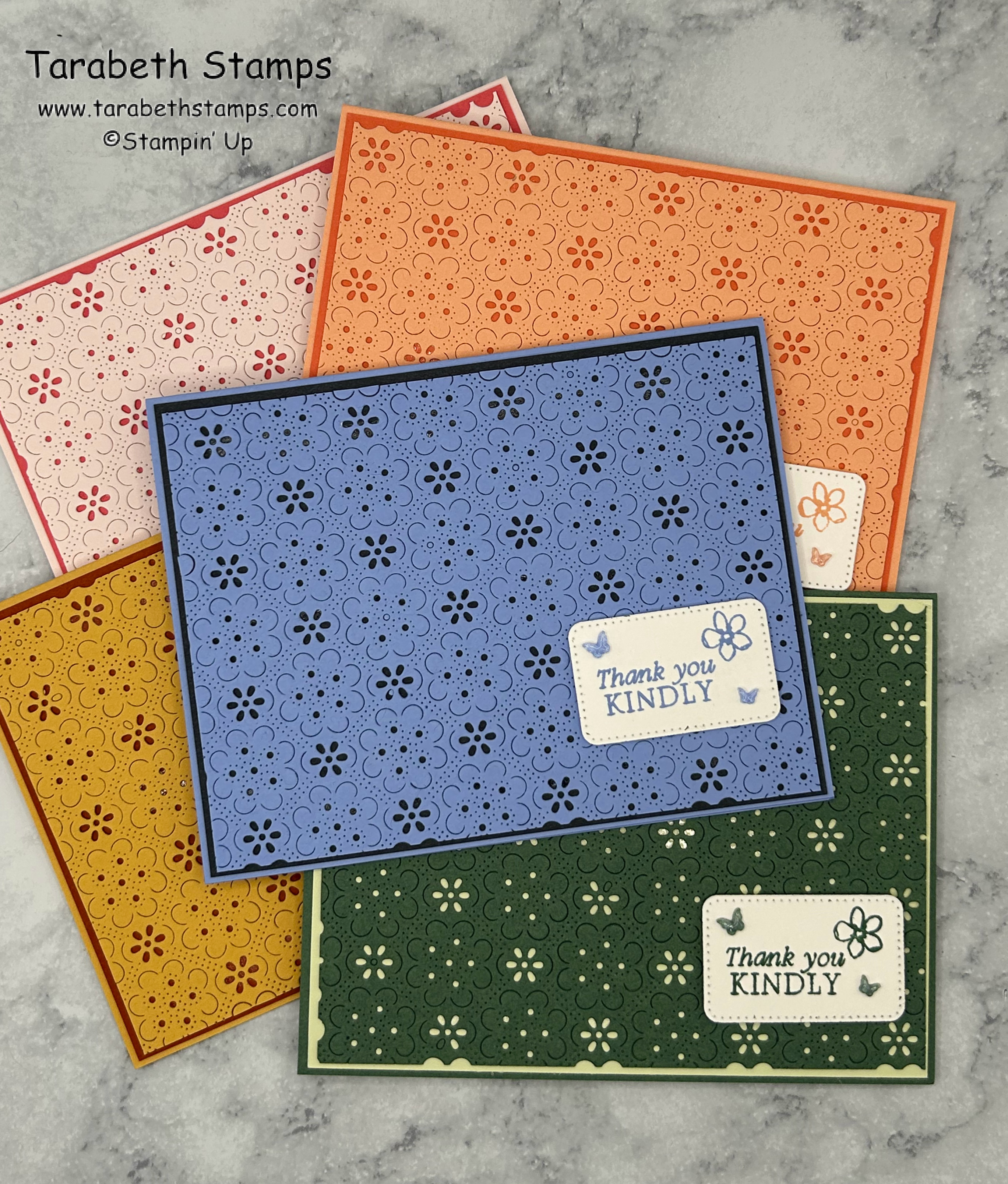 Stampin’ Up Delicate Whispers Clean and Simple Card for Happy Inkin ...